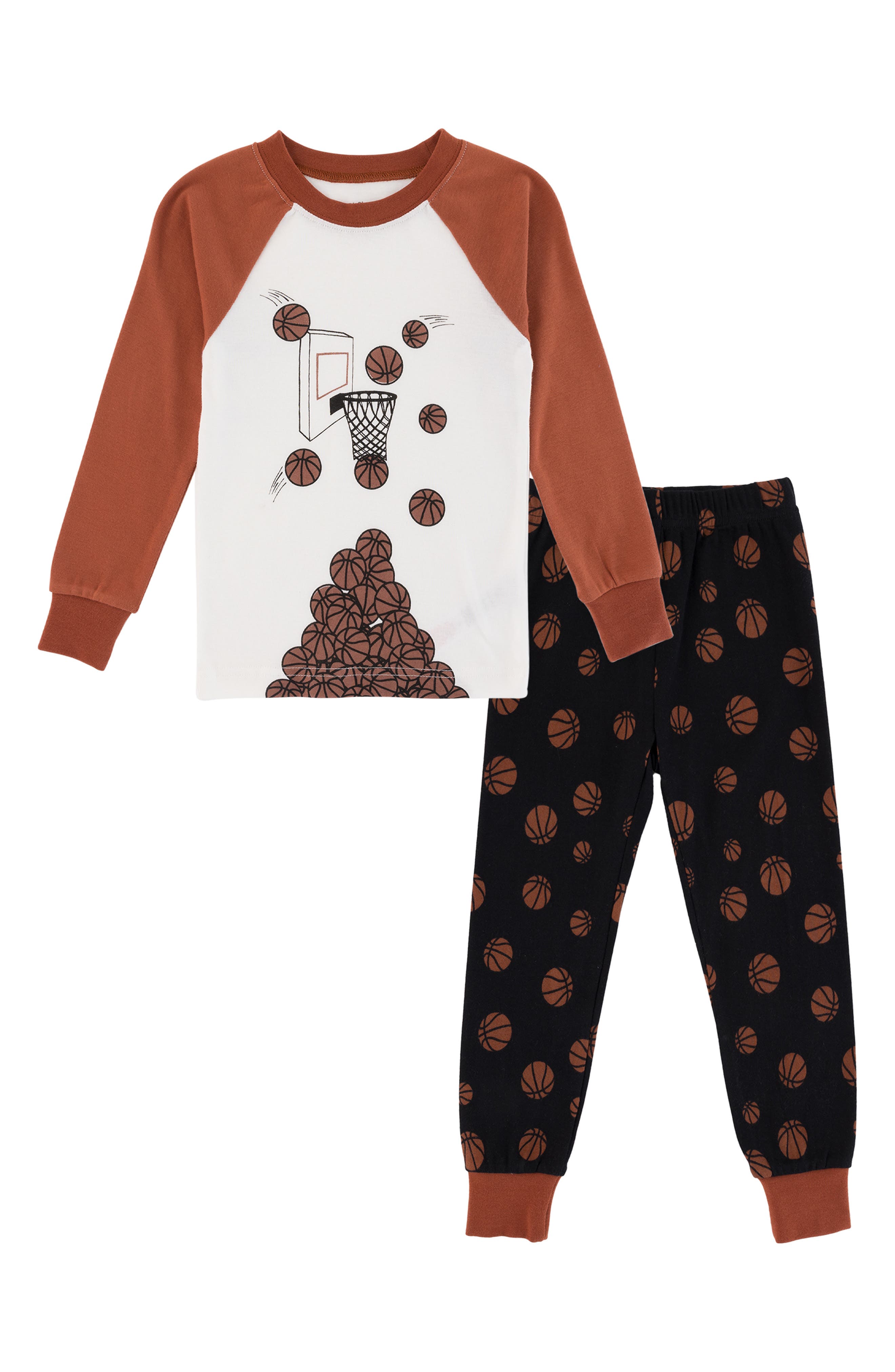 Petit Lem Kids' Basketball Print Pajama Set | Nordstromrack