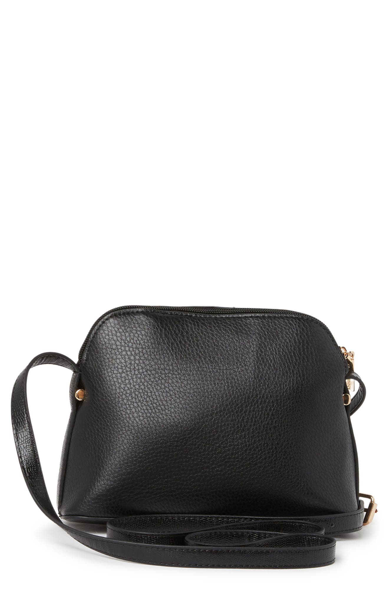 Anne Klein Lizard Embossed Lock Crossbody Bag | Nordstromrack
