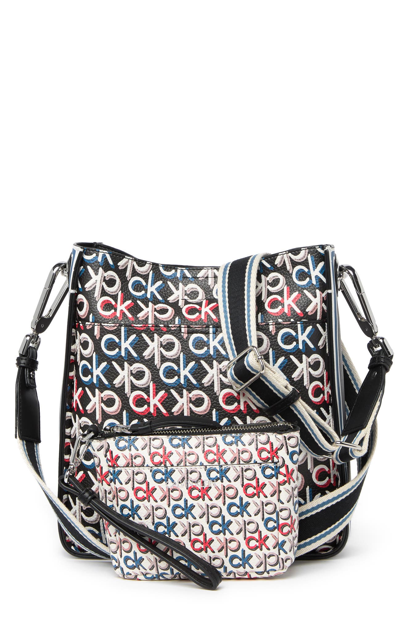 Calvin Klein Lucia Graffiti Logo Crossbody Bag | Nordstromrack