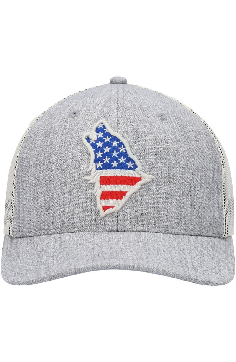 Local Crowns Men's Local Crowns Heathered Gray USA Animal Collection ...