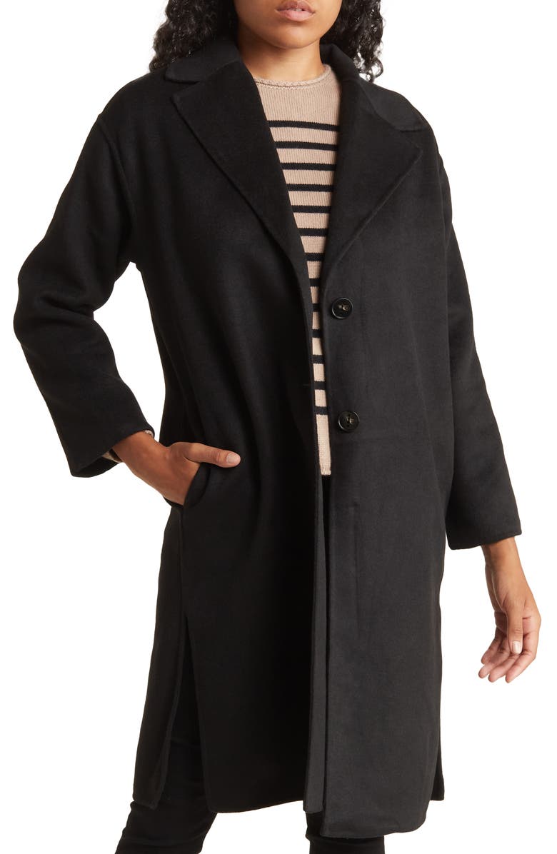 Rebecca Minkoff Minimalist Wool Blend Coat | Nordstromrack