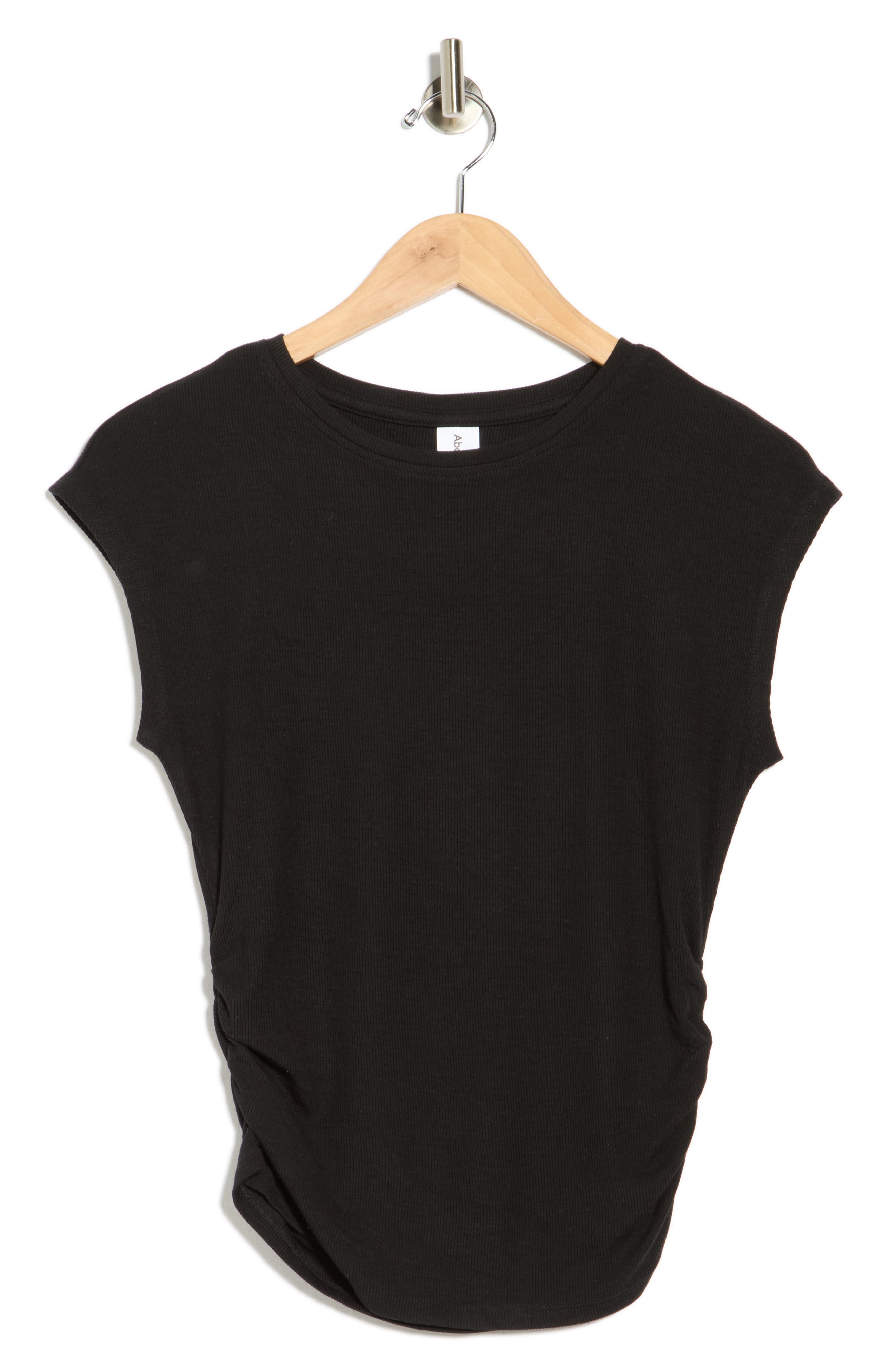 Abound Cap Sleeve Scrunch Rib Top | Nordstromrack