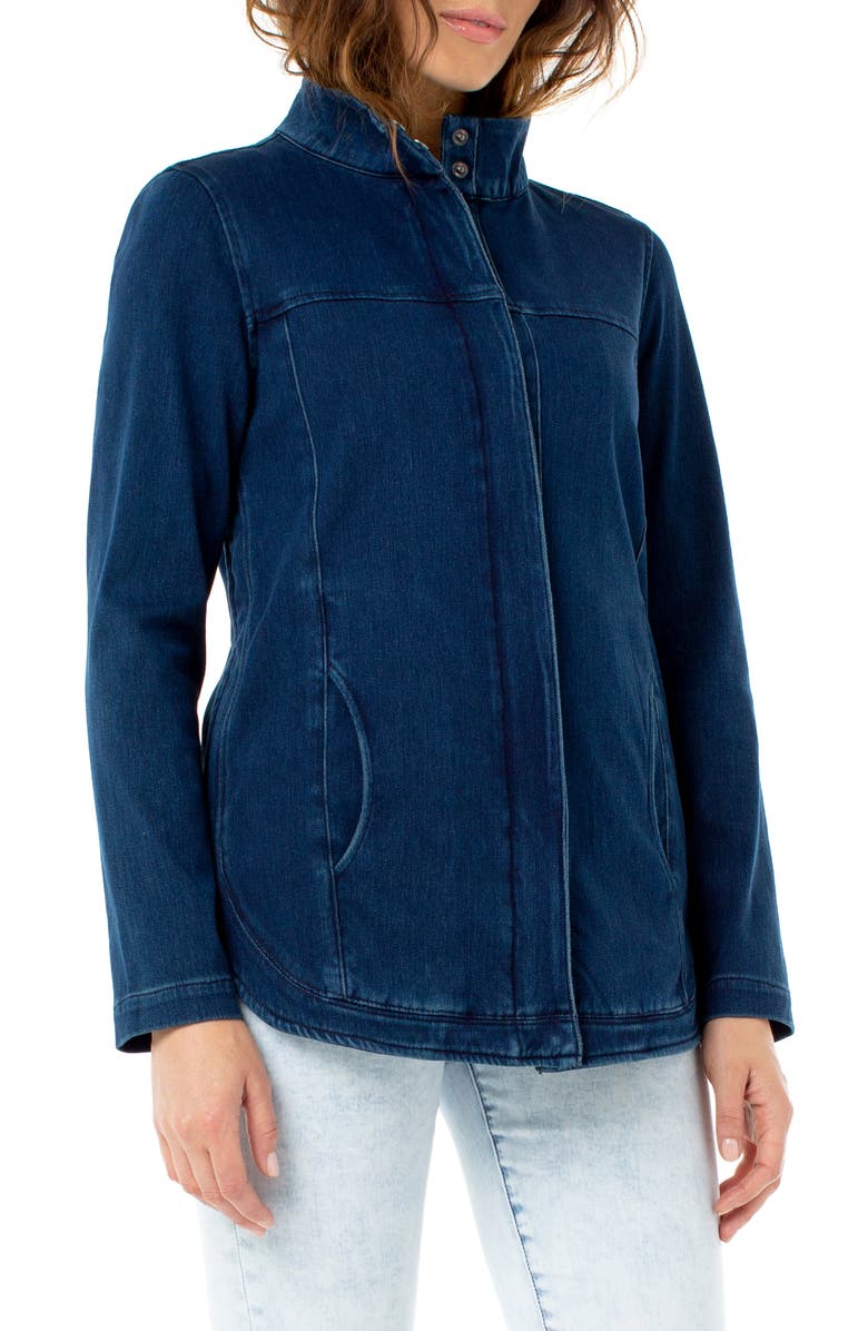 Liverpool Studio Zip Front Denim Jacket | Nordstromrack