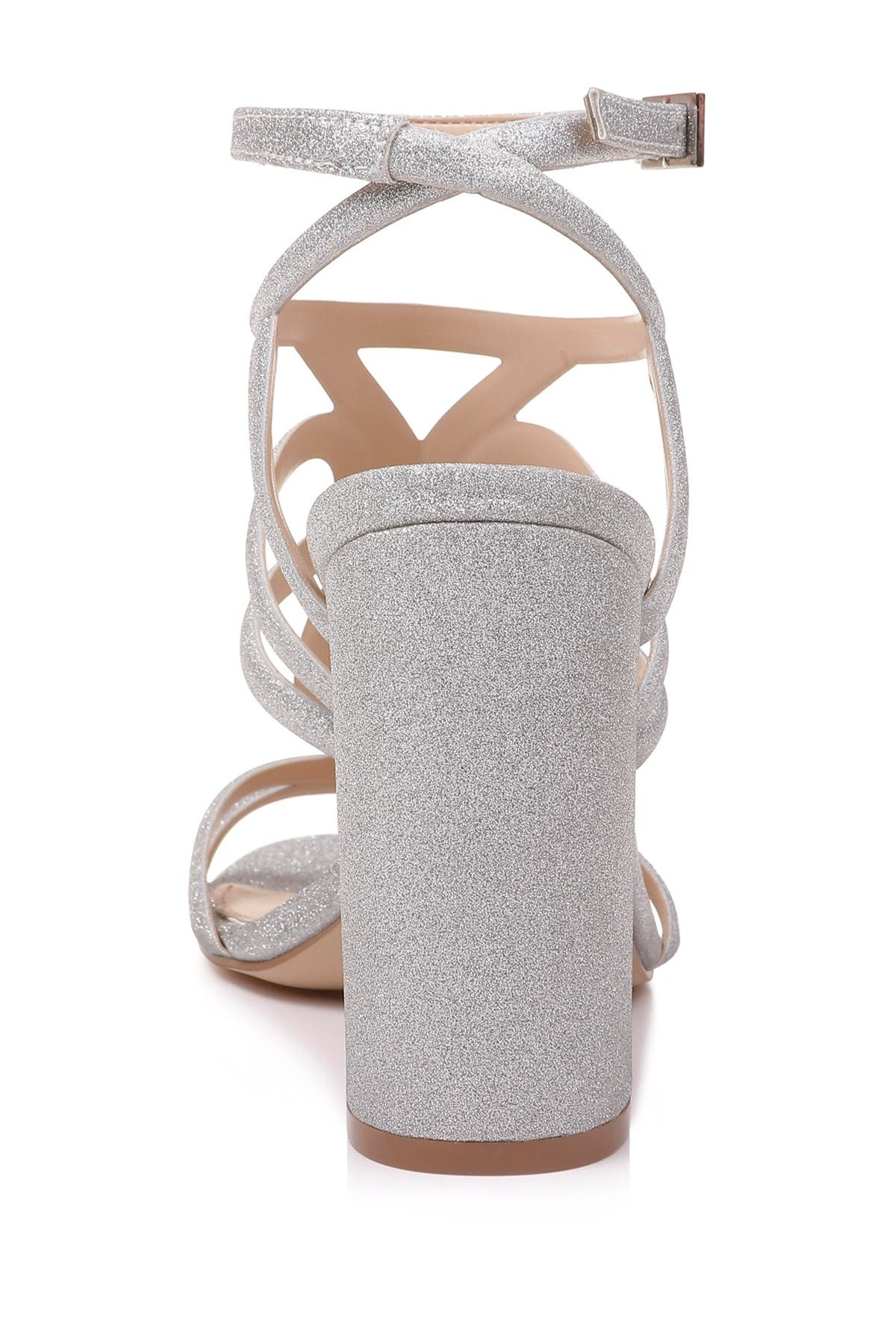 Jewel Badgley Mischka Shari Metallic Strappy Sandal (Women) | Nordstromrack