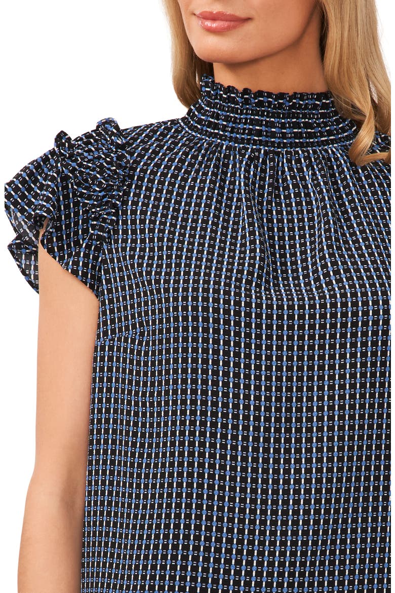 Mock Neck Flutter Sleeve Top (Women) | Nordstromrack