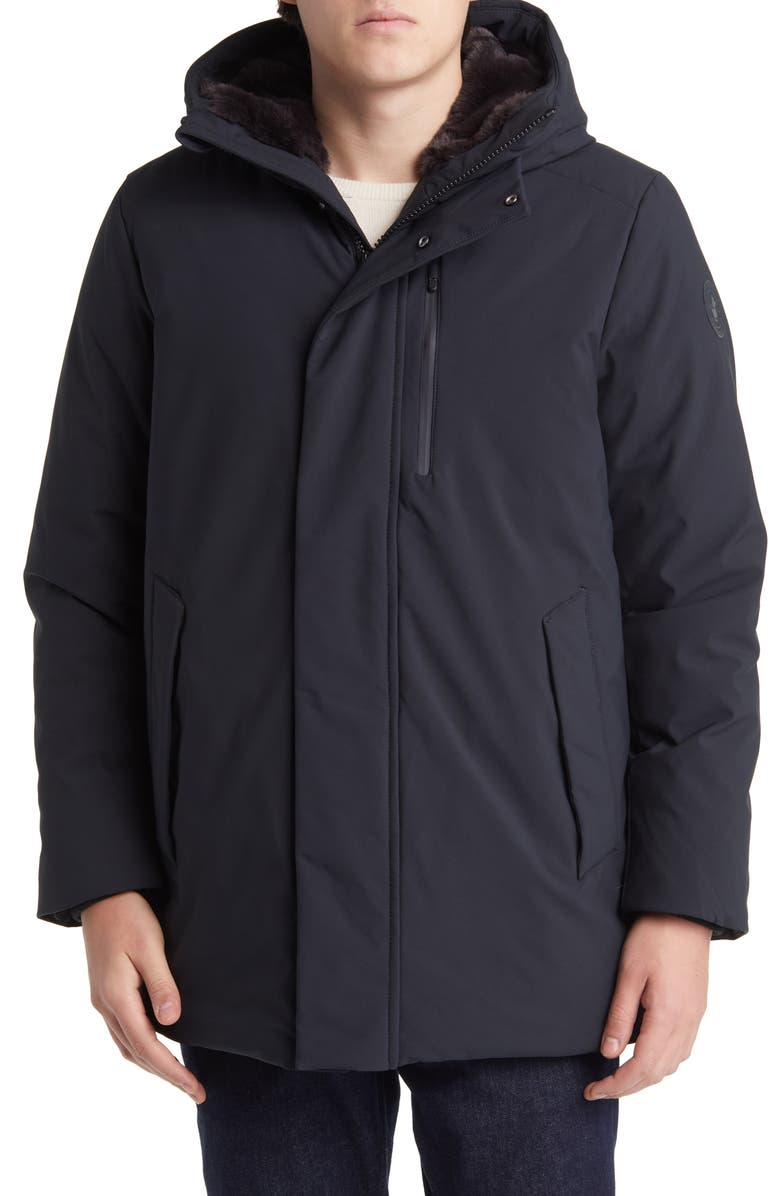 Save The Duck Antoine Faux Fur Lined Water Resistant Hooded Jacket ...