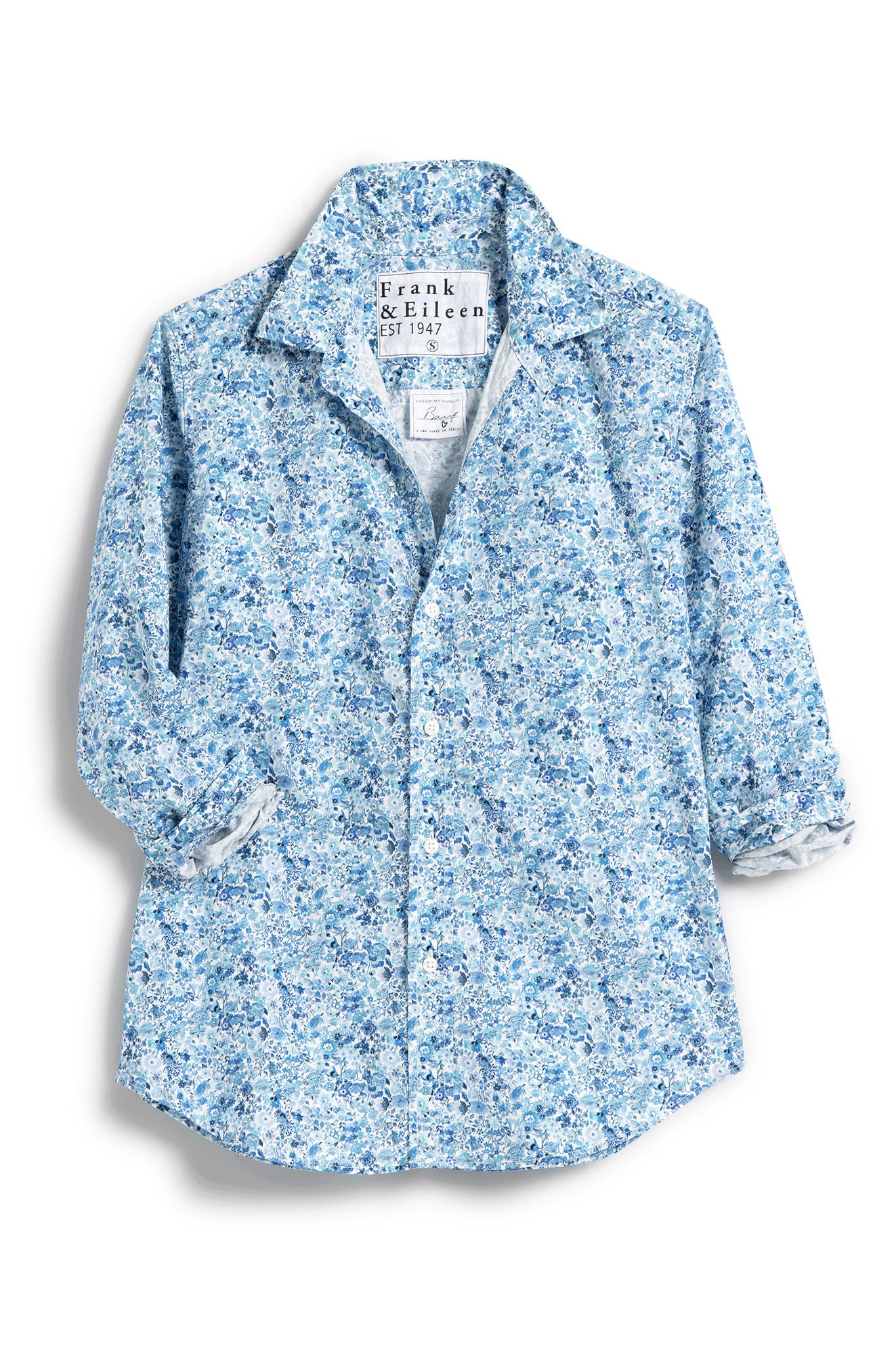 Frank & Eileen Barry Floral Print Tailored Fit Cotton Button-Up Shirt ...