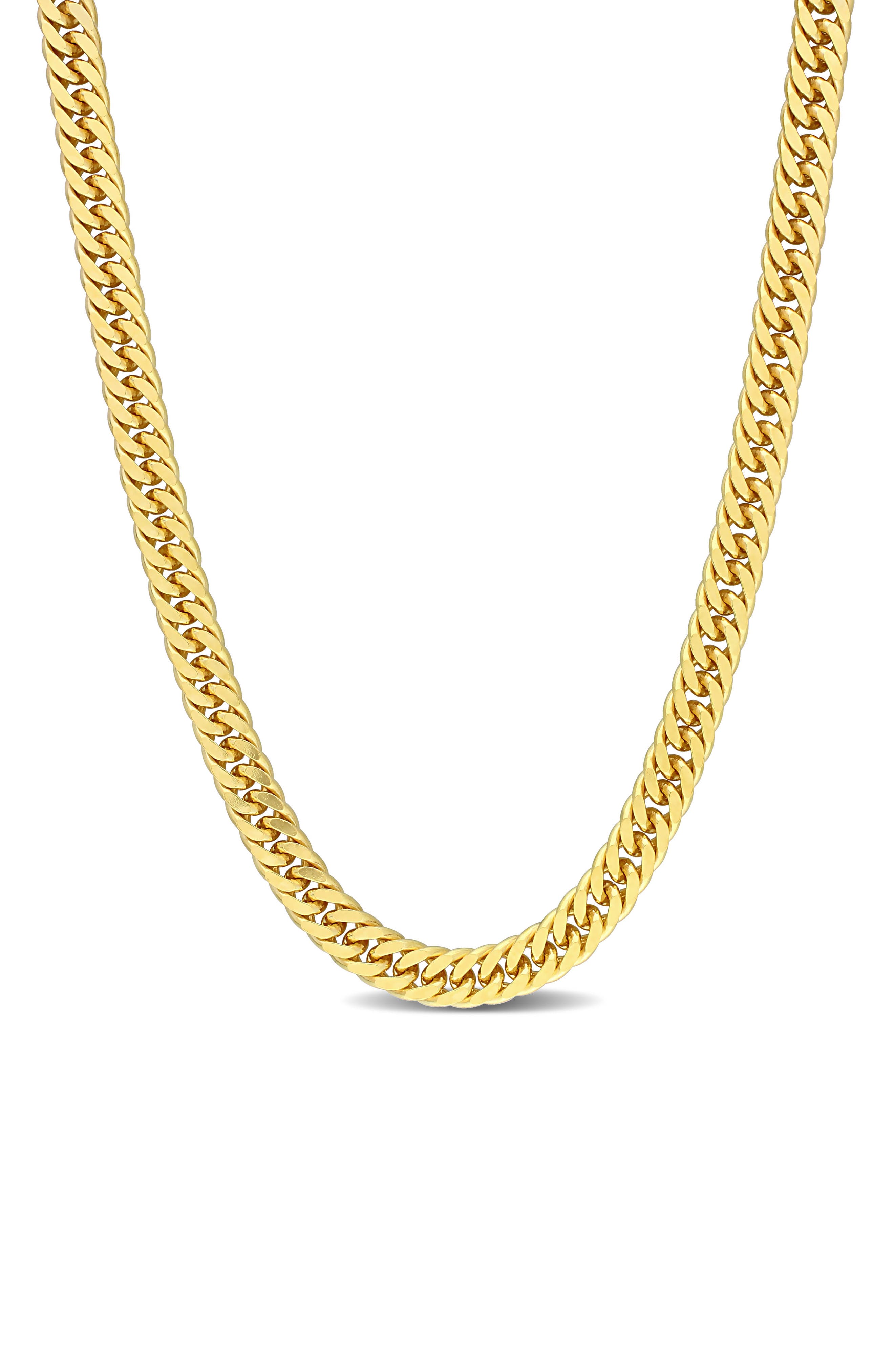 DELMAR Men's Double Curb Link Chain Necklace (Men) | Nordstromrack