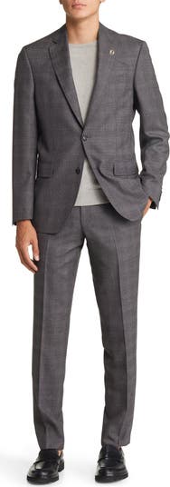 Ted Baker London Jay Slim Fit Deco Plaid Wool Suit | Nordstrom