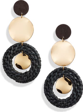 Ettika Raffia Ring Earrings | Nordstrom