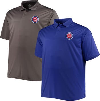 PROFILE Men's Royal/Charcoal Chicago Cubs Big & Tall Two-Pack Polo Set ...