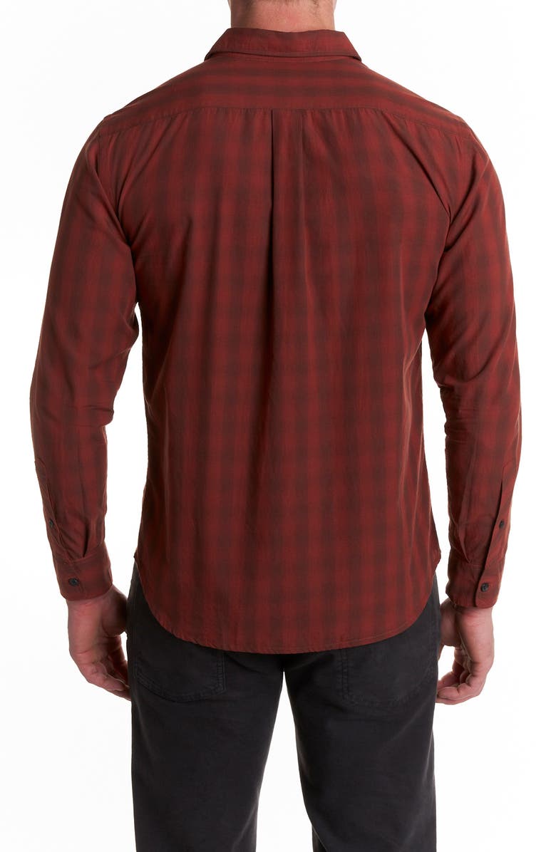 Billy Reid Tuscumbia Standard Fit Ombré Check Button-Up Shirt | Nordstrom