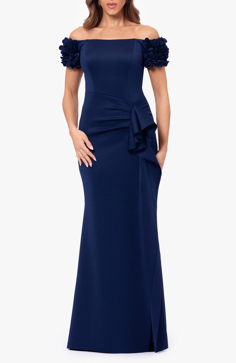 Xscape Evenings Off-the-Shoulder Trumpet Gown | Nordstromrack