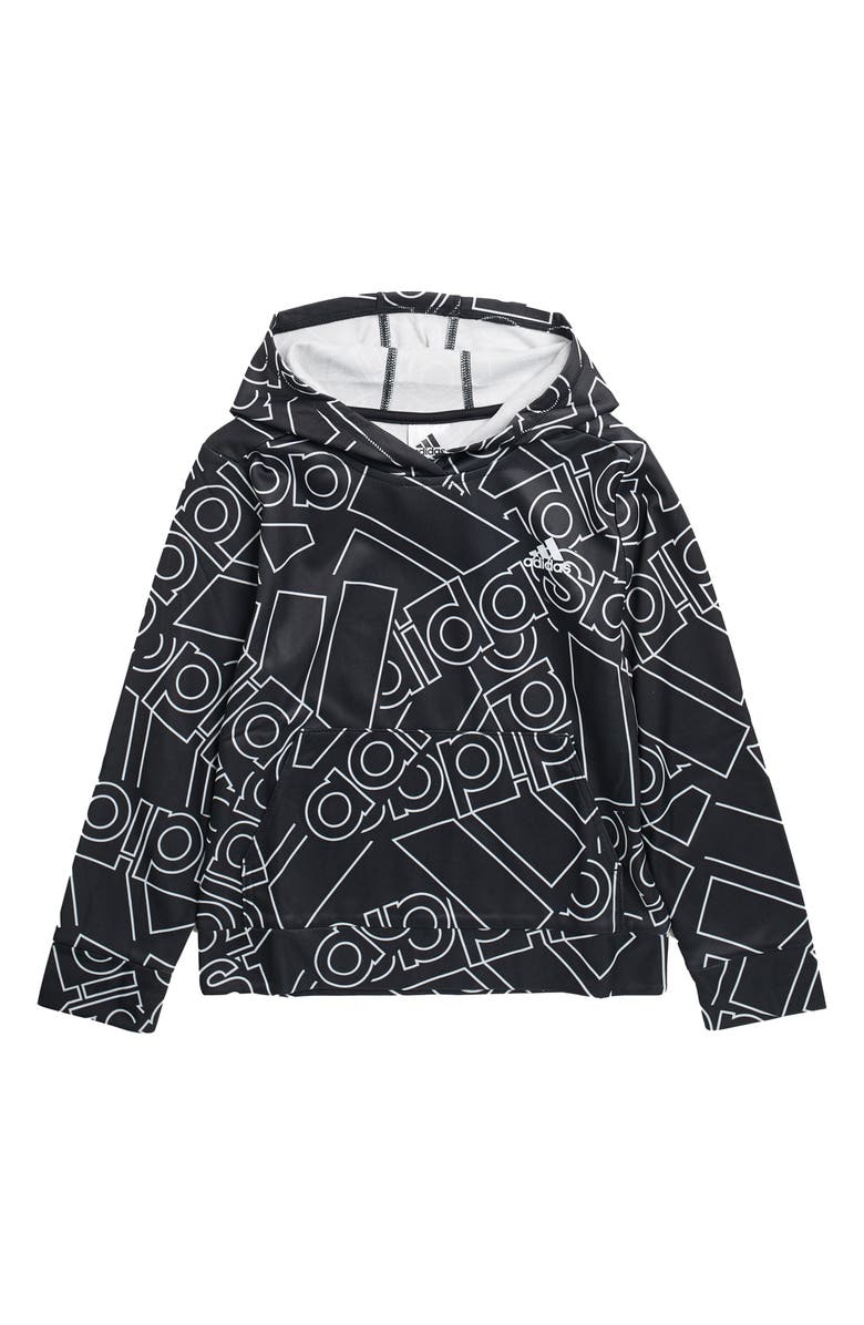 adidas Outline Logo Print Hoodie | Nordstromrack