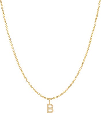 BYCHARI Initial Pendant Necklace | Nordstrom