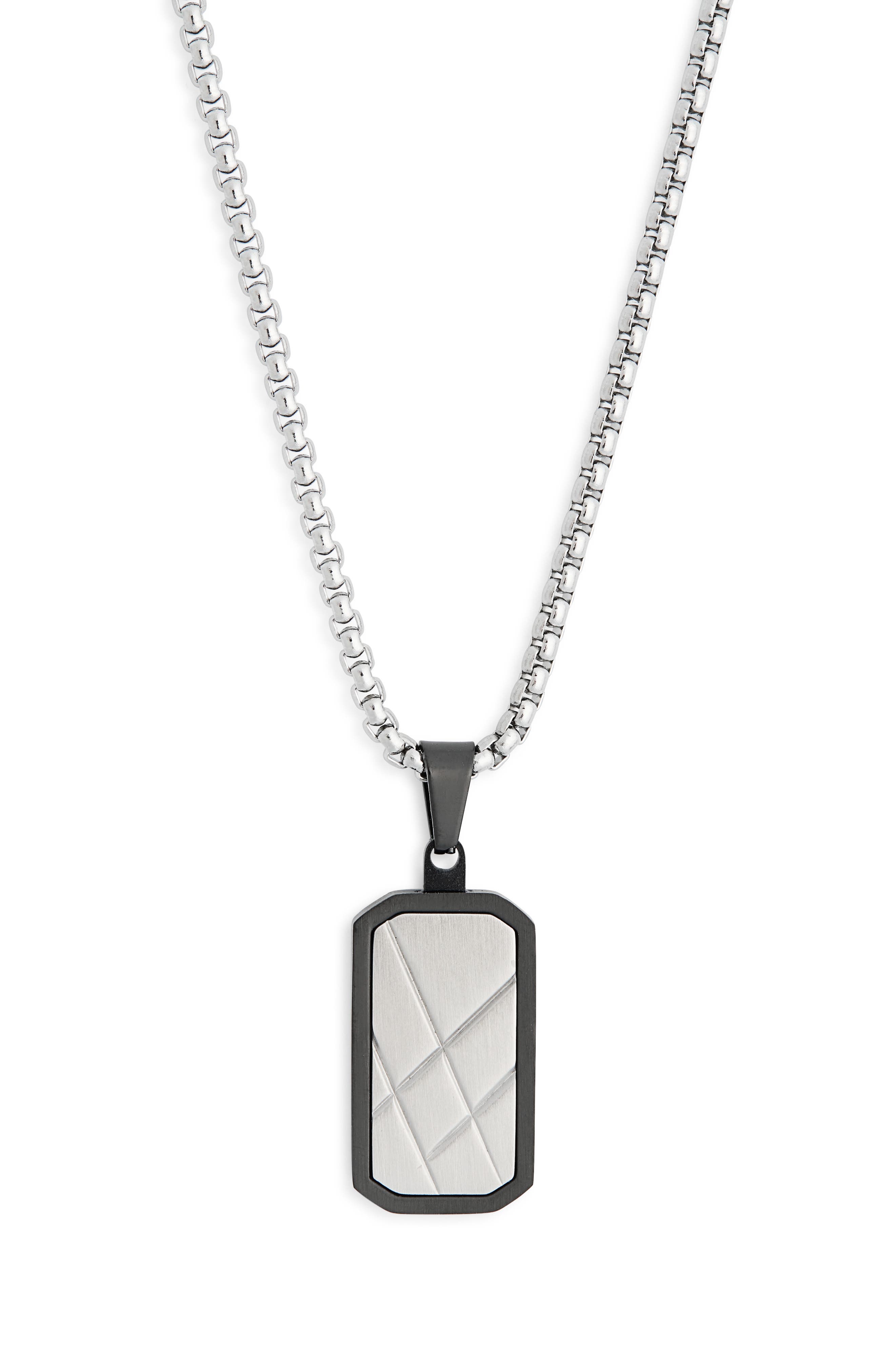 NORDSTROM RACK Men's Waterproof Etched Dog Tag | Nordstromrack