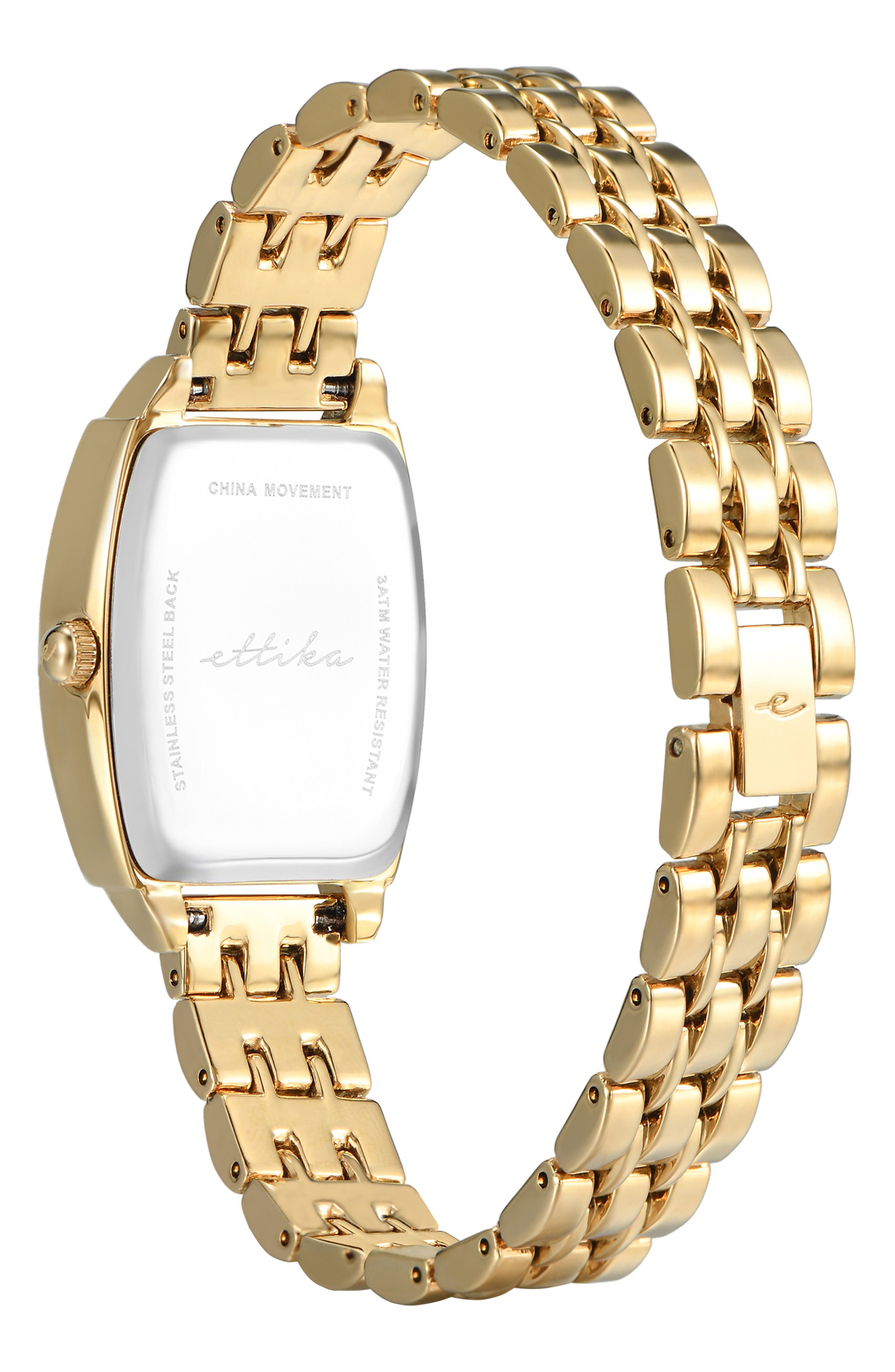 Ettika Shiitake Classic Quartz Bracelet Watch, 25mm x 37mm | Nordstromrack