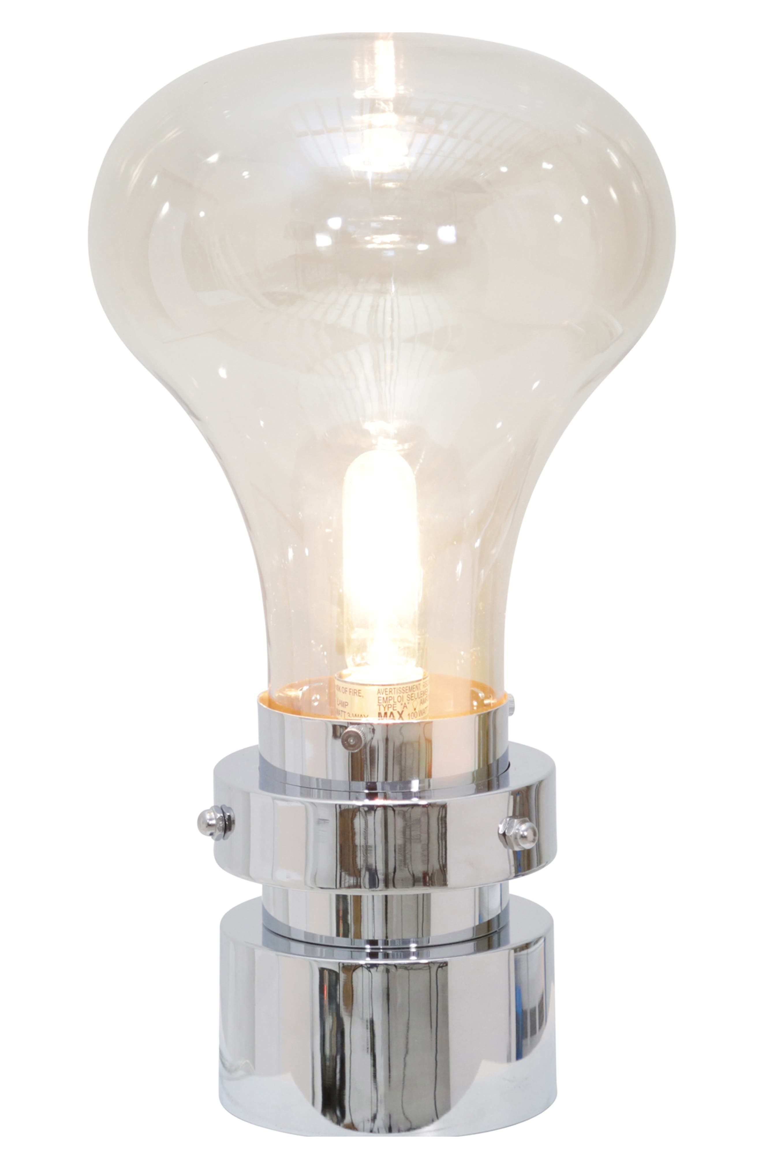 SAGEBROOK HOME Glass Lightbulb Table Lamp | Nordstromrack