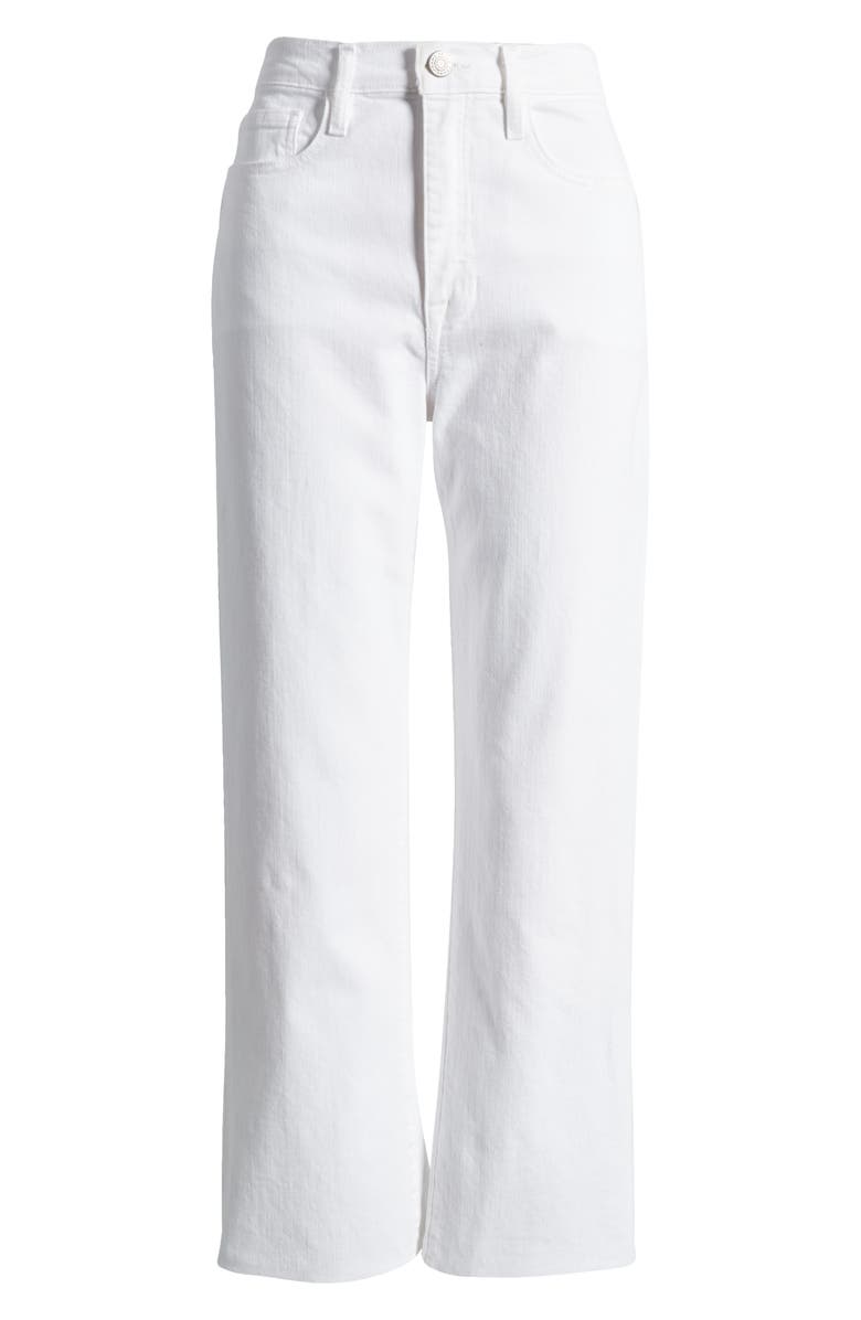 FRAME Le Jane Raw Hem Crop Straight Leg Jeans | Nordstromrack