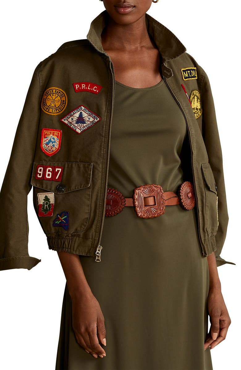 Polo Ralph Lauren Patch Canvas Jacket | Nordstrom