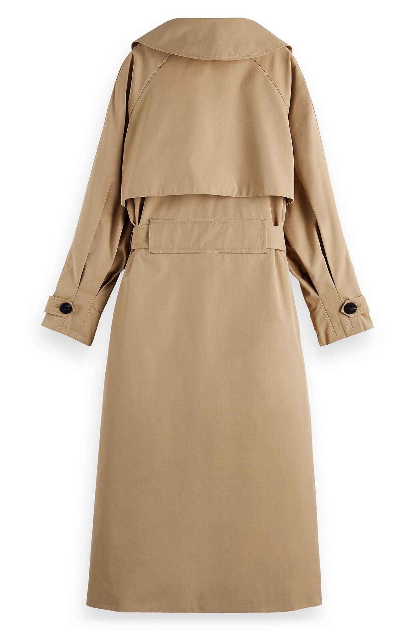 Scotch & Soda Long Cotton Blend Classic Trench Coat | Nordstrom