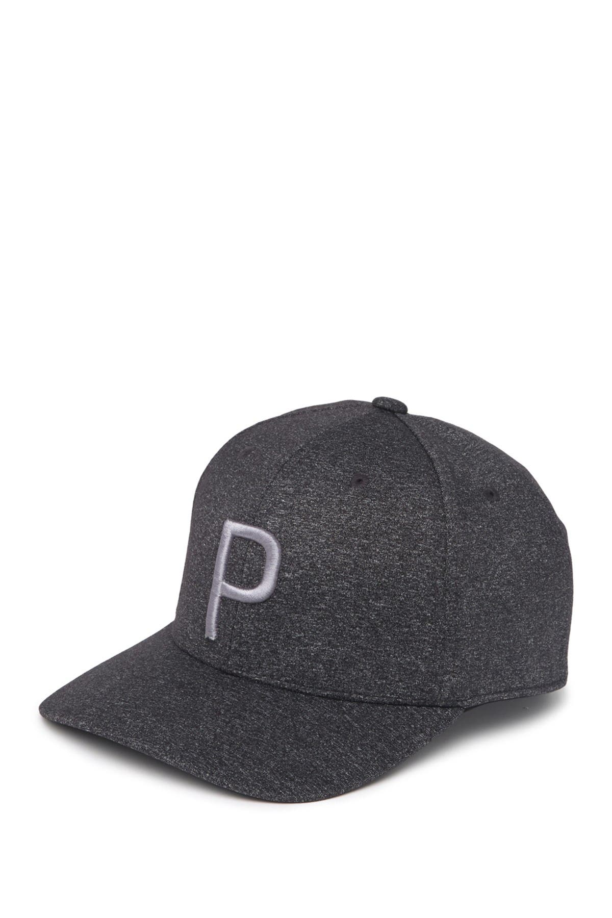 PUMA Black P 110 Snapback Cap | Nordstromrack