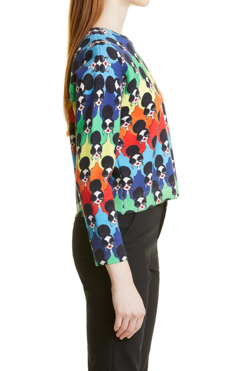 Alice + Olivia Gleeson Print Crewneck Sweater | Nordstromrack