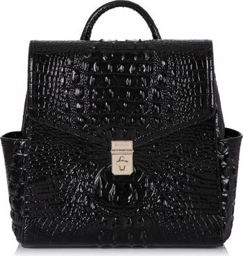 Brahmin Liz Croc Embossed Leather Convertible Backpack | Nordstrom