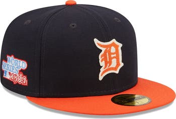 New Era Men's New Era Navy/Orange Detroit Tigers 1984 World Series ...