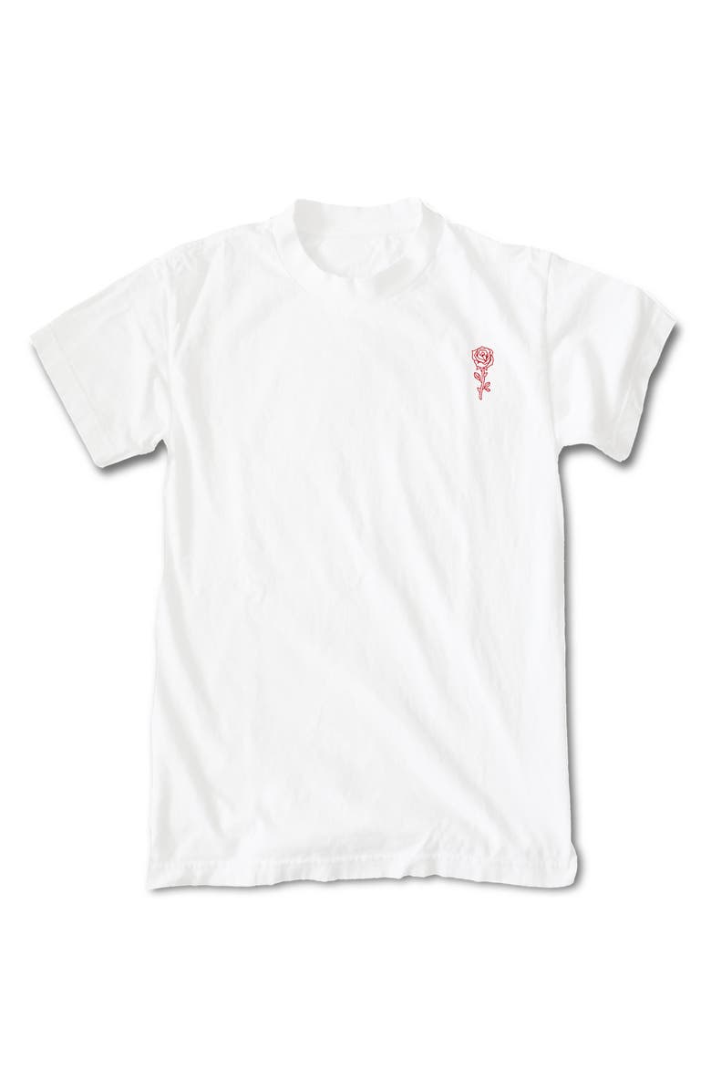 RIOT SOCIETY Rose Outline Graphic T-Shirt | Nordstromrack