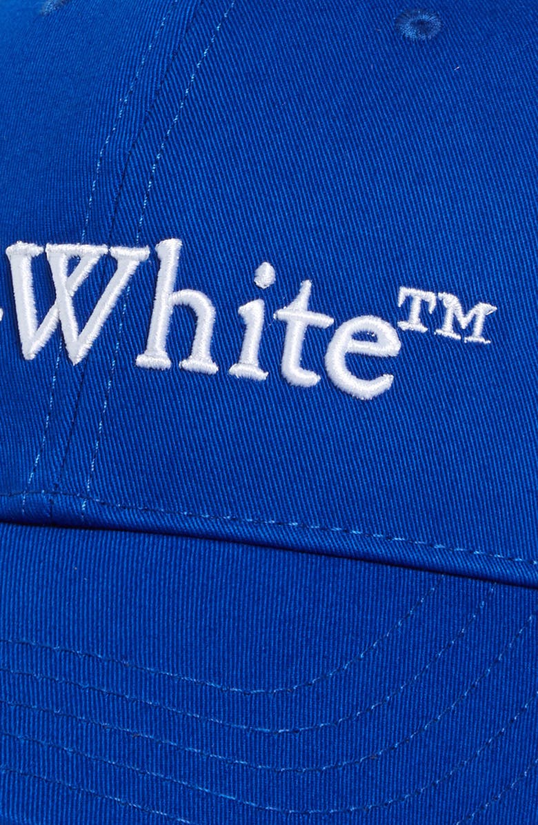 Off-White Bookish Embroidered Logo Baseball Cap | Nordstromrack