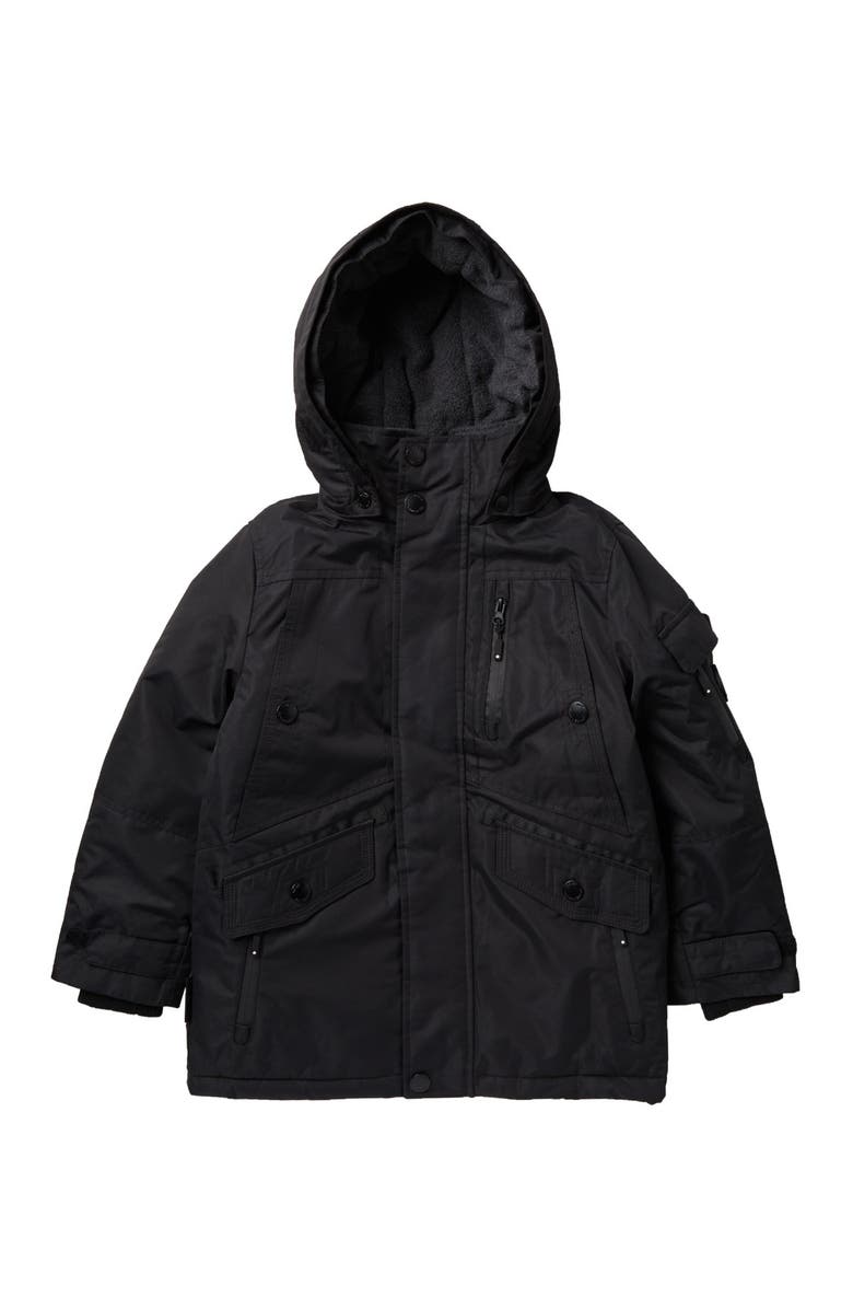 Noize Kids' Jacob Removable Faux Fur Trimmed Hood Jacket | Nordstromrack