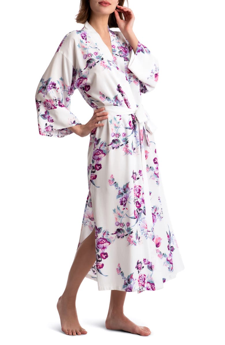 In Bloom by Jonquil Spaced Floral Longline Robe | Nordstromrack