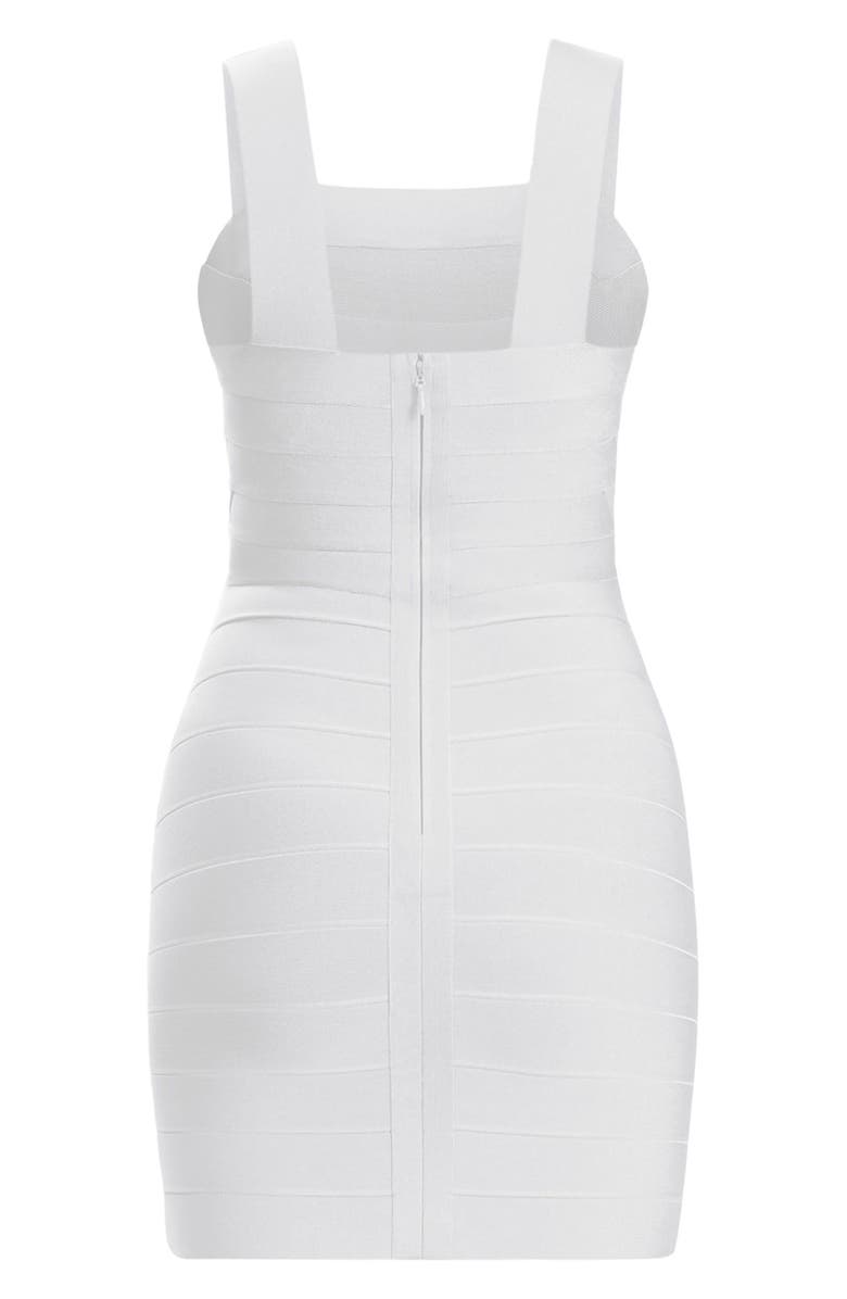 Herve Leger Square Neck Bandage Minidress | Nordstromrack