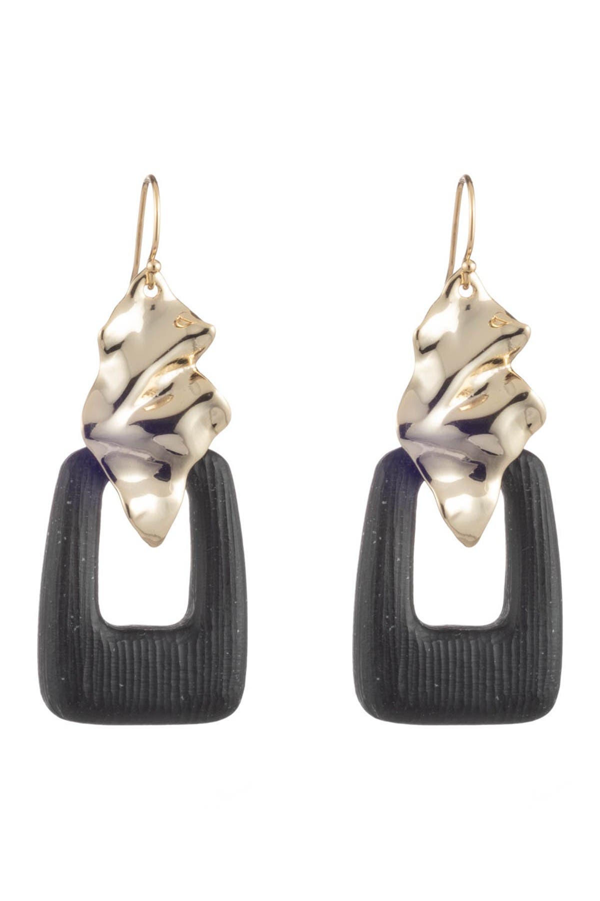 Alexis Bittar 10K Gold Plated Crumpled Lucite Drop Earrings | Nordstromrack