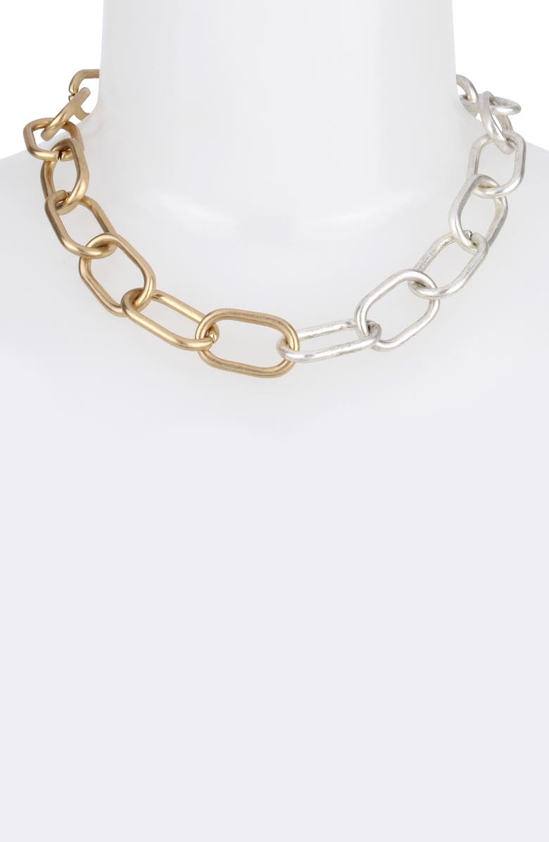 AllSaints Chunky Chain Link Statement Necklace | Nordstromrack
