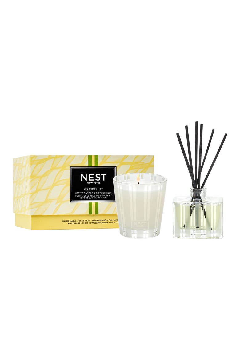 Grapefruit Scented Petite Candle & Diffuser Gift Set (Limited Edition ...
