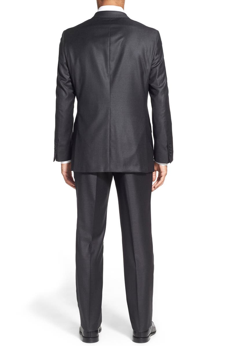 Hickey Freeman 'Beacon - B Series' Classic Fit Solid Wool Suit ...