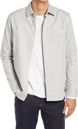 Ted Baker London Leytun Cotton Twill Shacket | Nordstrom
