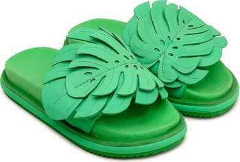 FARM Rio Monstera Leaf Slide Sandal (Women) | Nordstrom