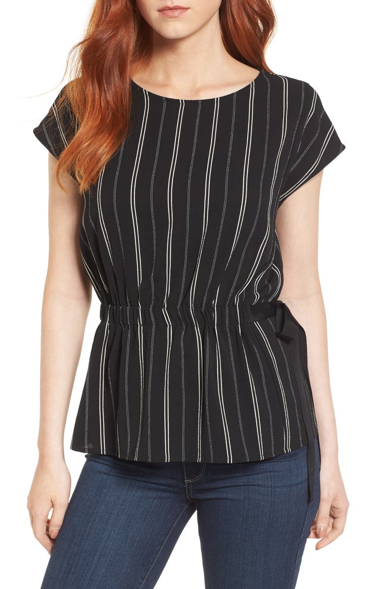 Pleione Gathered Waist Side Tie Top | Nordstromrack