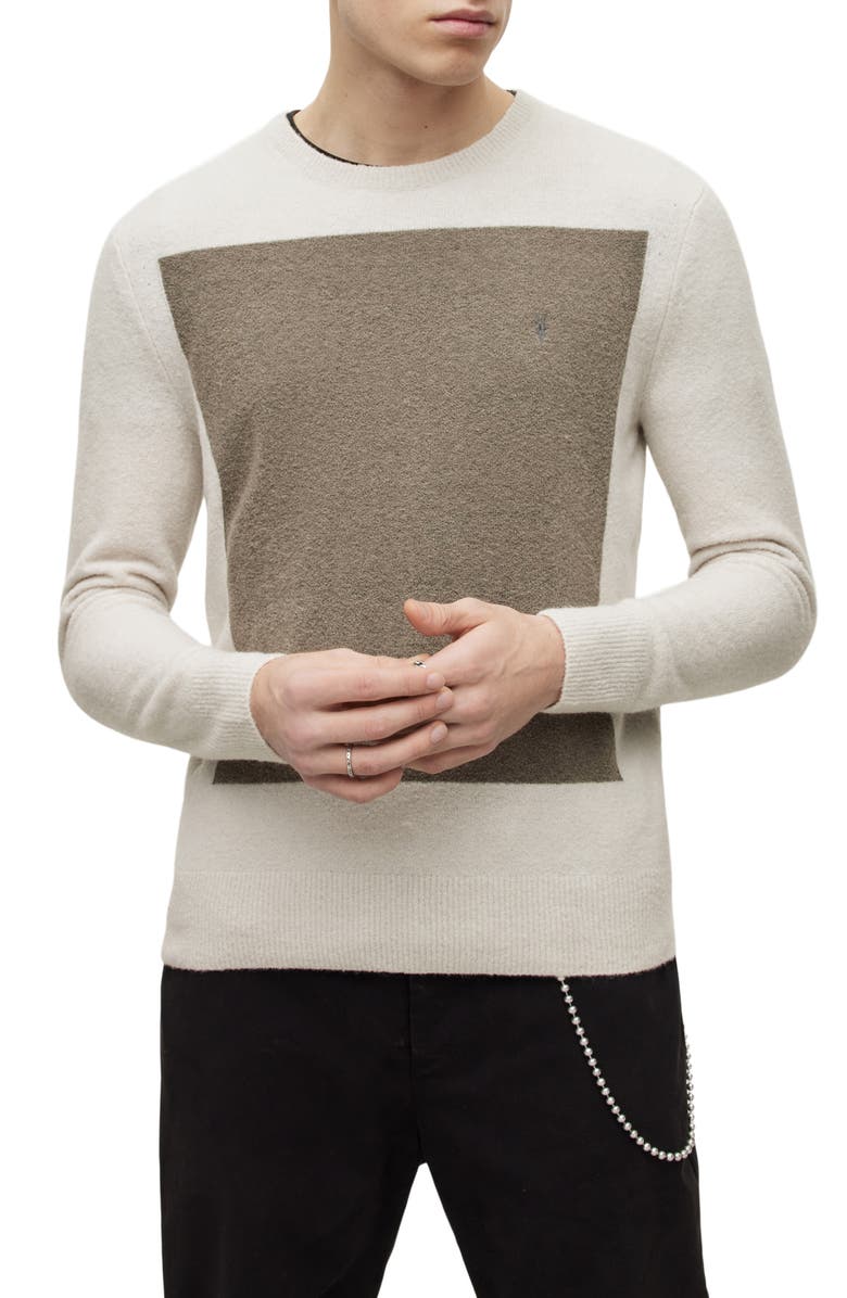 AllSaints Lobke Long Sleeve Crewneck Sweater | Nordstrom