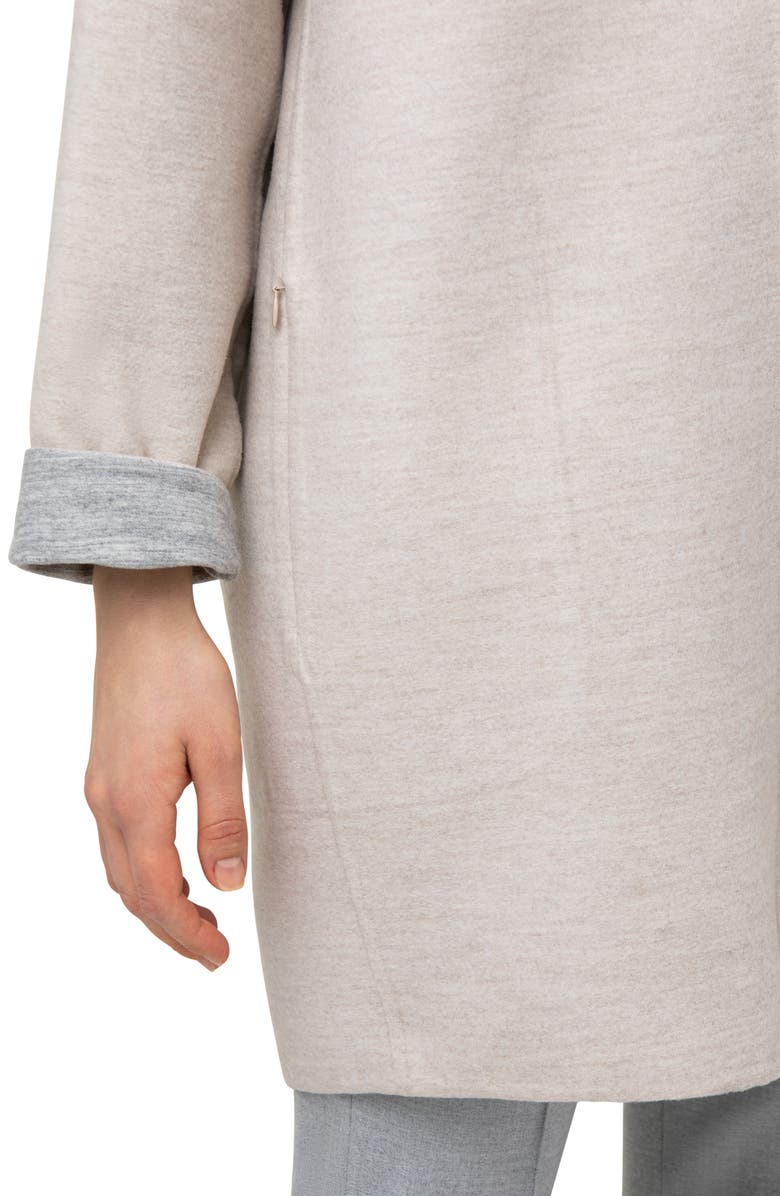 Akris Genoveva Reversible Bicolor Double Face Wool Coat | Nordstrom