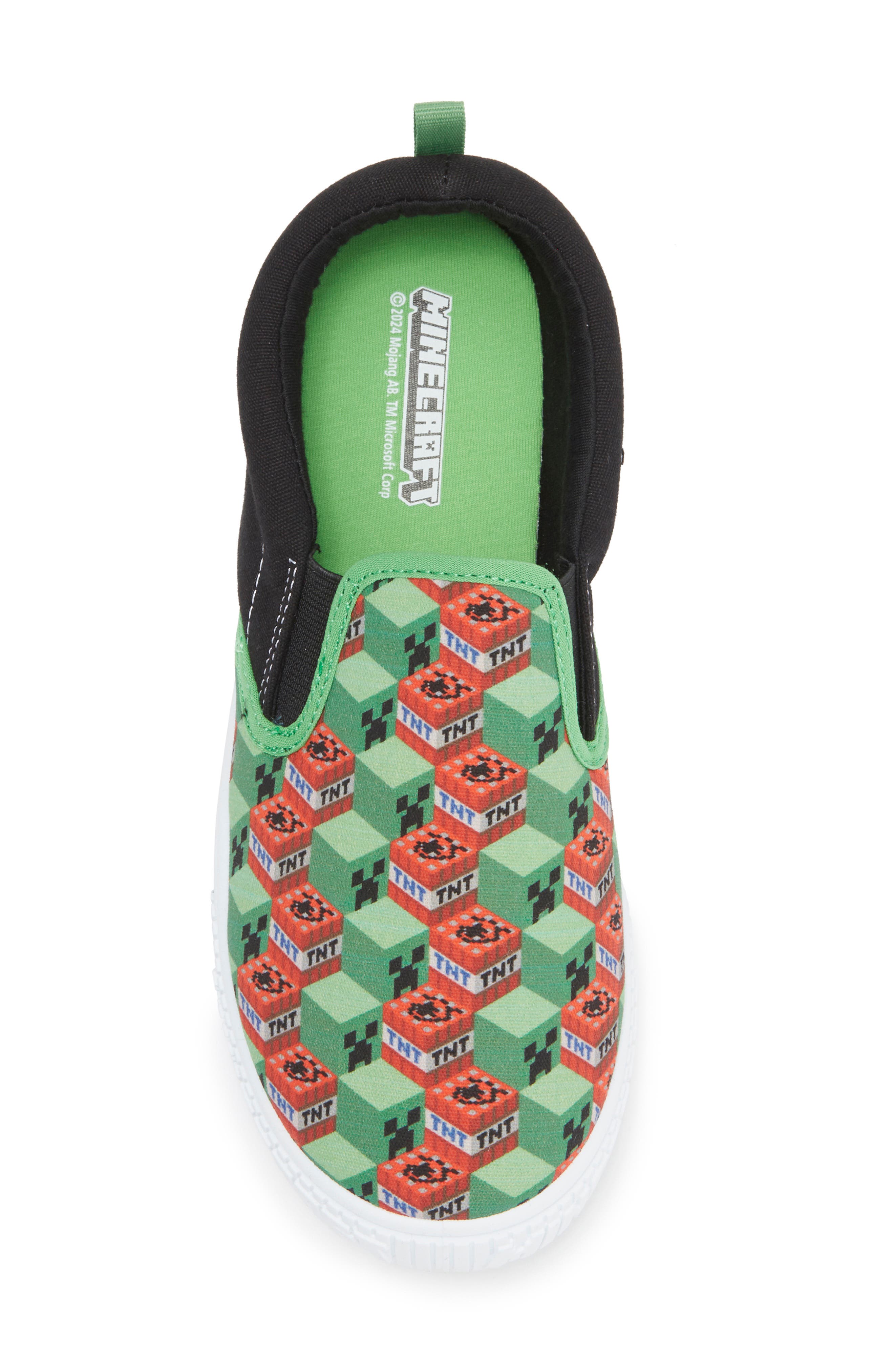 SG Footwear x Minecraft® Kids' Box Slip-On Sneaker | Nordstromrack