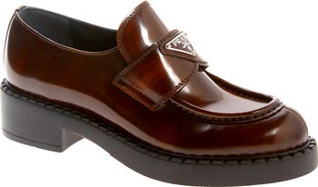 Prada Triangle Logo Loafer (Women) | Nordstrom