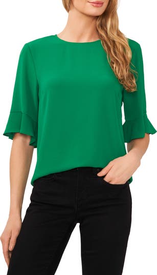 CeCe Ruffle Cuff Blouse | Nordstrom