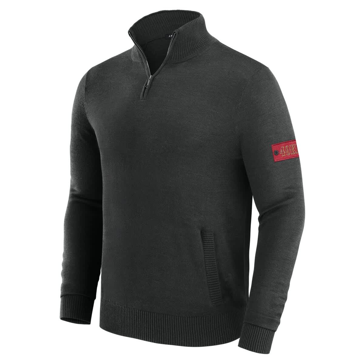 J. Palmer Men's J. Palmer Black San Francisco 49ers Franchise Quarter ...