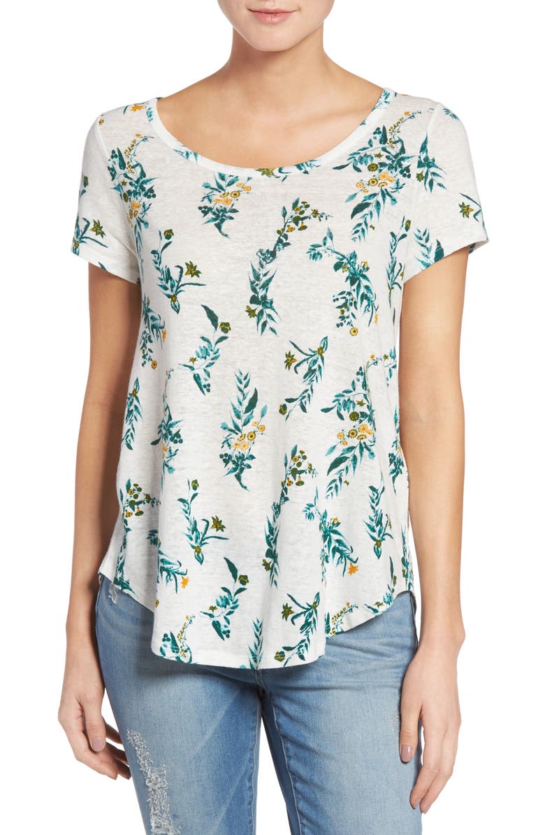 Lucky Brand Floral Vines Tee | Nordstrom