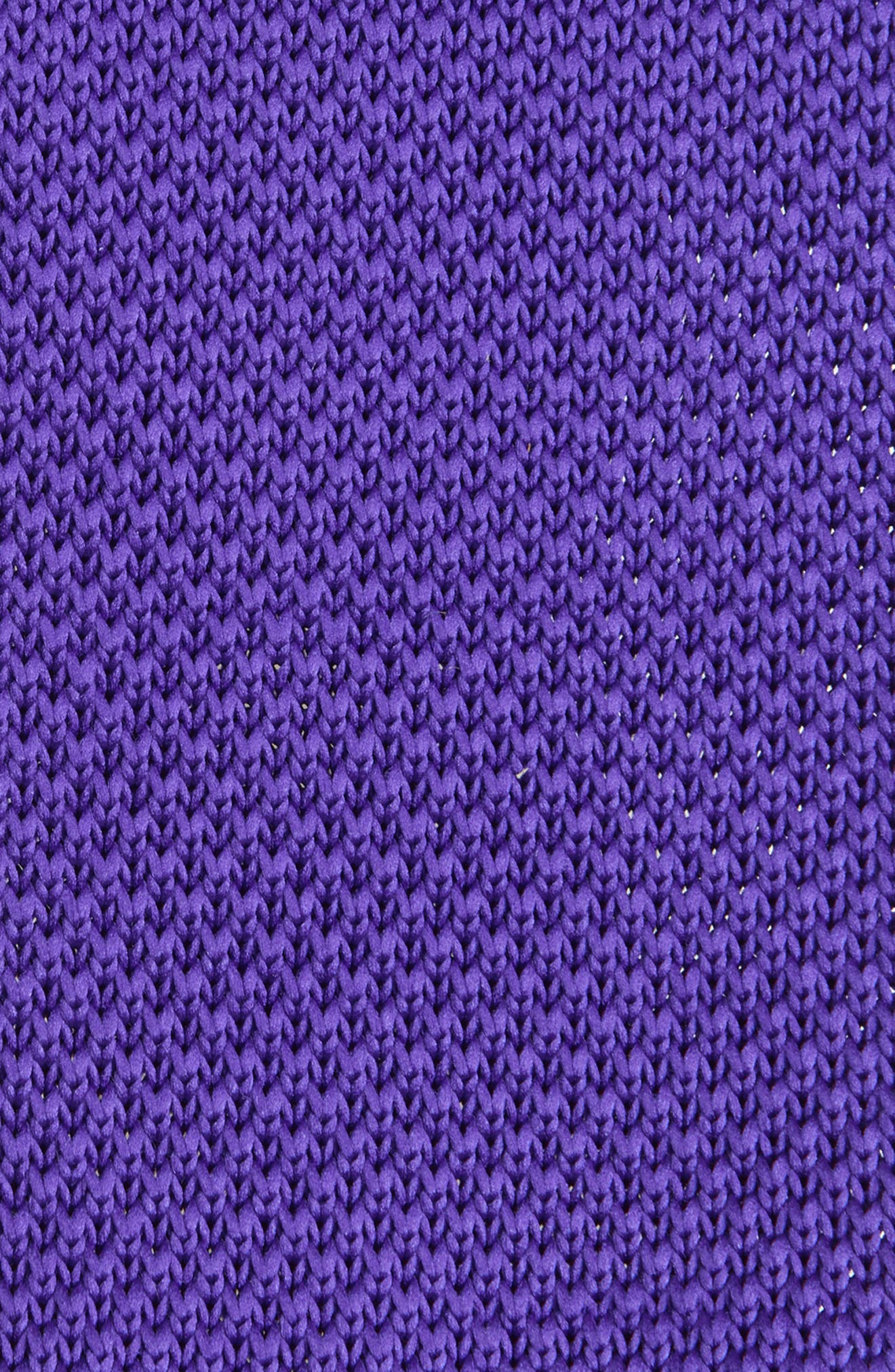 CLIFTON WILSON Royal Purple Knit Silk Tie | Nordstrom