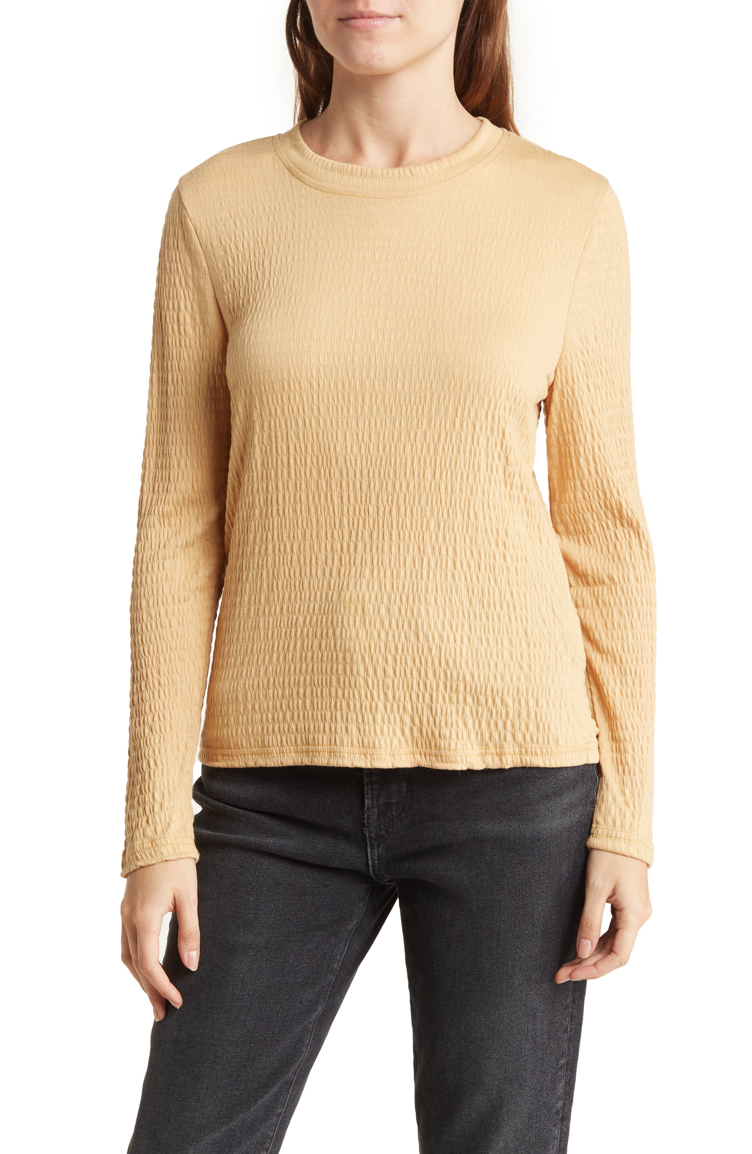 Olivia Sky Textured Crew Neck Sweater | Nordstromrack